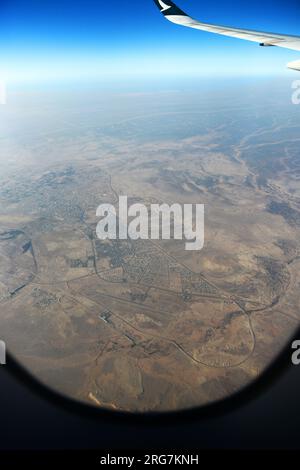 Aerial view of Al Qurayyat, Saudi Arabia Stock Photo - Alamy