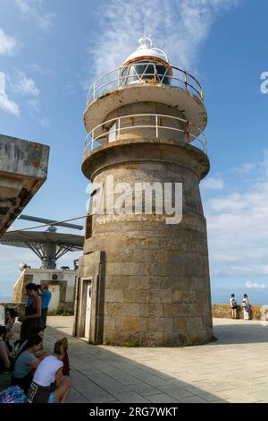 Faro de Cies in Cies islands. Galicia, Spain Stock Photo - Alamy