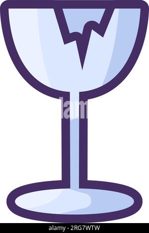Home wine glass icon outline vector. Vine champagne. Party cook Stock ...