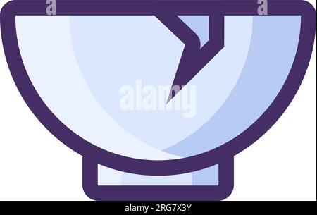 fragment glass broken shard cartoon vector illustration Stock Vector ...
