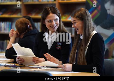 Pupils from Craigmount High School in Edinburgh open their Scottish ...