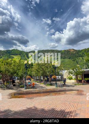 Aspen, CO, USA - July 27, 2023: Photo of a Porsche 911 Dakar seen in ...