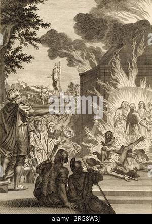 The Fiery Furnace - Shadrach, Meshach and Abednego ordered into the ...