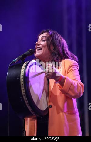Irish folk singer Mary Black performs at Wickham Festival 2023 Stock ...