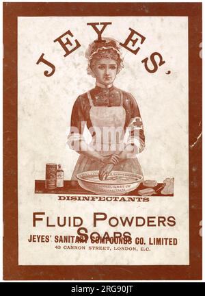 Advert for Jeyes' Disinfectant Stock Photo - Alamy