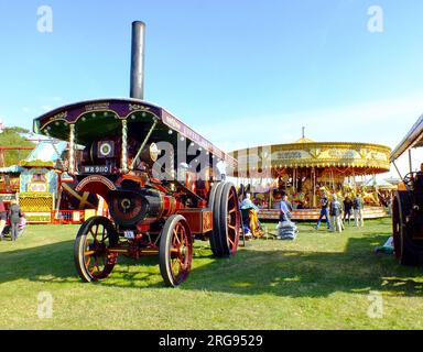 Fairground Steam Roundabout Stock Photo - Alamy