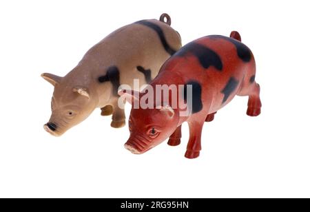 boar figurine isolated on white background Stock Photo - Alamy
