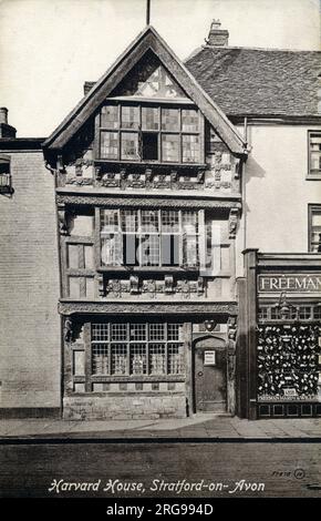 Harvard House Stratford upon Avon, historically important black and ...