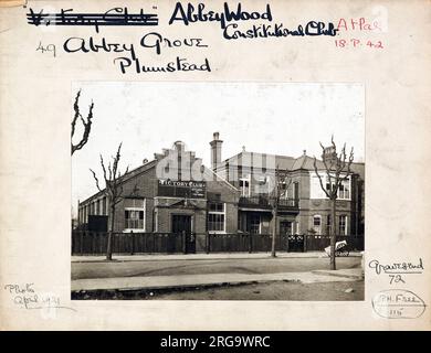 Photograph of Abbey Wood Club, Plumstead, London. The main side of the ...