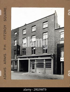 Photograph of Adams Arms, Fitzroy Square, London. The main side of the ...