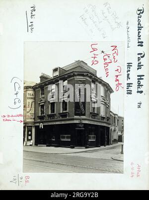 Photograph of Brockwell Park Tavern , Herne Hill, London. The main side ...