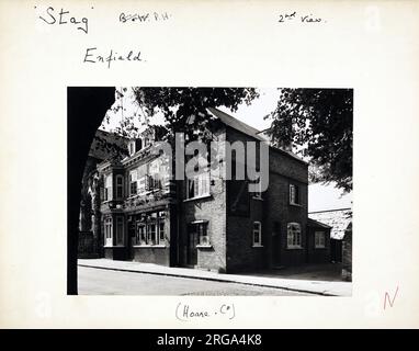 Photograph of Stag PH, Enfield, Greater London. The main side of the ...