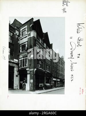Photograph of White Hart PH, Holborn, London. The main side of the ...