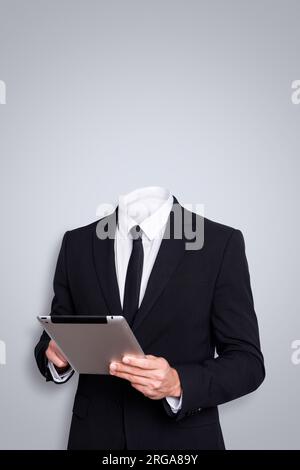 3D illustration male body without skin, anatomy and muscles isolated on ...