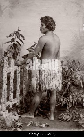 Vintage 19th century photograph - Oceania, Pacific Islands, probably ...