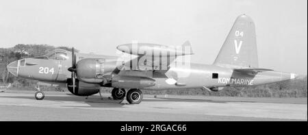 Dutch Navy Lockheed P-2H Neptune maritime patrol and anti-submarine ...
