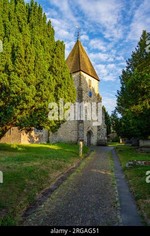 St Mary's church Hadlow near Tonbridge Kent Stock Photo - Alamy