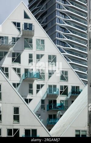 The Iceberg houses, Aarhus docklands, Denmark Stock Photo - Alamy