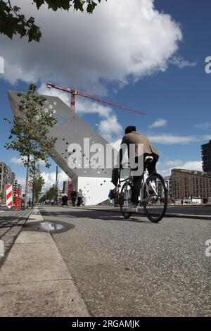 The Sailing Tower, Aarhus docklands, Denmark Stock Photo - Alamy