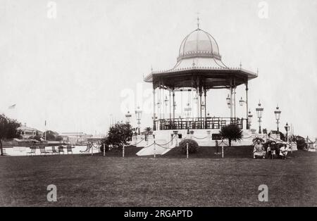 Bandstand in the park, Shanghai, China, circa 1890 Stock Photo - Alamy