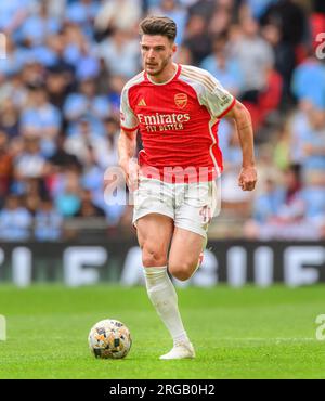 Arsenal’s Declan Rice during the FA Community Shield match at Wembley ...