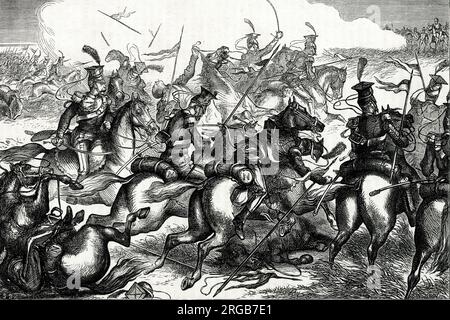 French Lancers, Battle of Waterloo, 1815 Stock Photo - Alamy