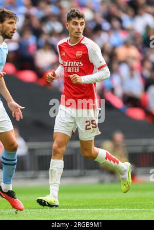 Arsenal’s Kai Havertz during the FA Community Shield match at Wembley ...