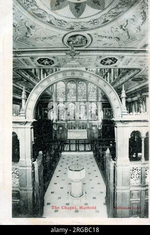 Chapel at Hatfield House Stock Photo - Alamy