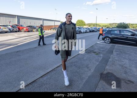 Jon Russell #3 of Barnsley arrives during the Sky Bet League 1 match ...