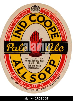 Ind Coope Pale Ale Stock Photo - Alamy