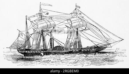 SS British Queen, named in honor of Queen Victoria, the second ...