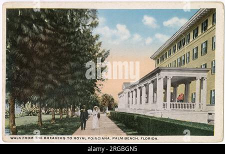 Hotel Royal Poinciana, Palm Beach, Fla., c1900. Gilded Age hotel built ...