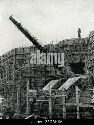 A World War Two gun stands outside of the Military Museum of the Mareth ...