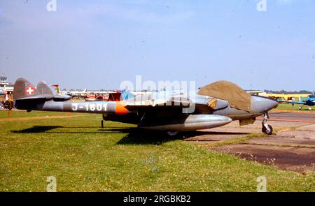 De Havilland Venom FB.50 aircraft in the markings of 11 Squadron, RAF ...