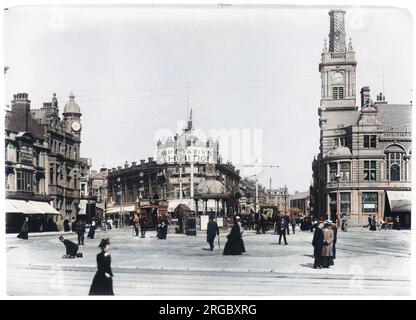 Talbot Square, Blackpool, Lancashire Stock Photo - Alamy