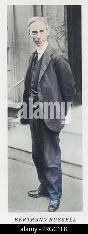 BERTRAND RUSSELL English philosopher and mathematician 1872 to 1970 ...
