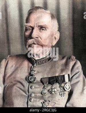 JOSEPH-JACQUES-CESAIRE JOFFRE French military commander Colourised ...