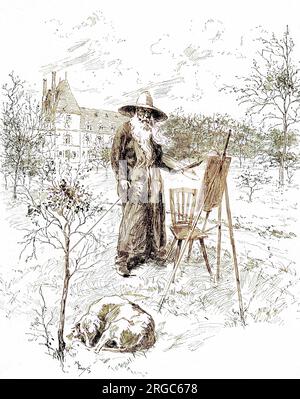 ERNEST MEISSONIER French artist, famous for his military scenes Stock ...