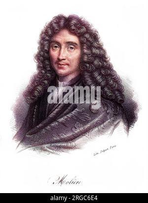 JEAN-BAPTISTE MOLIERE French actor and playwright, gloried as one of ...