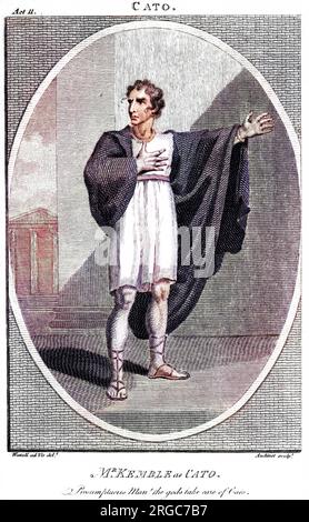JOHN PHILIP KEMBLE the great classical actor as Cato in Addison's play ...