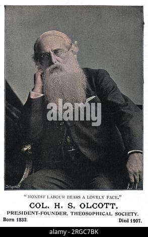 HENRY STEEL OLCOTT American industrialist, converted to spiritualism ...