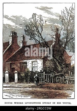 The house at Blantyre, Scotland, where DAVID LIVINGSTONE was born Stock ...