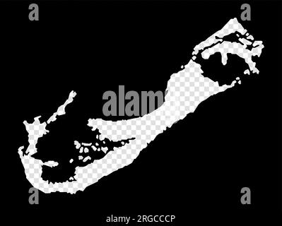 Vector map of Bermuda. High detailed country map with division, cities ...
