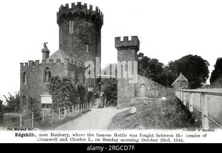 Battle of Edgehill, Warwickshire, 23 October 1642, the first pitched ...