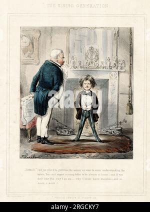 The Rising Generation, by John Leech, part of a series of 12 drawings ...