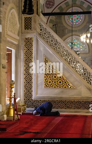 Istanbul, Turkey, Türkiye. Mihrimah Sultan Mosque, Uskudar. Clothing ...