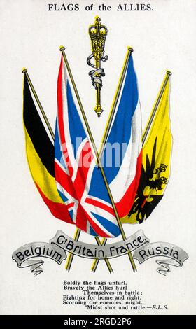 WWI Allies - France, Belgium and Britain Stock Photo - Alamy