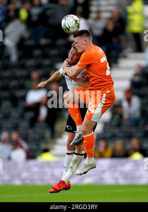 Derby County's Callum Elder during the Bristol City Motors Trophy round ...