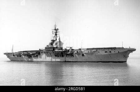 Royal Navy - HMS Bulwark R08, a Centaur-class light fleet aircraft ...