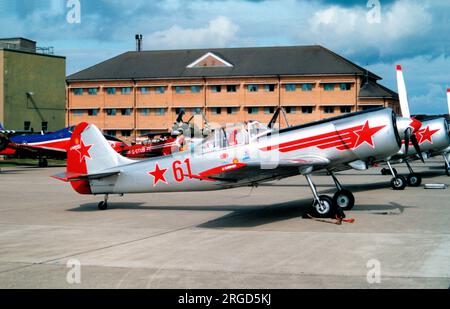 Yakovlev Yak-50 G-YAKM - 61 (msn 842710 Stock Photo - Alamy
